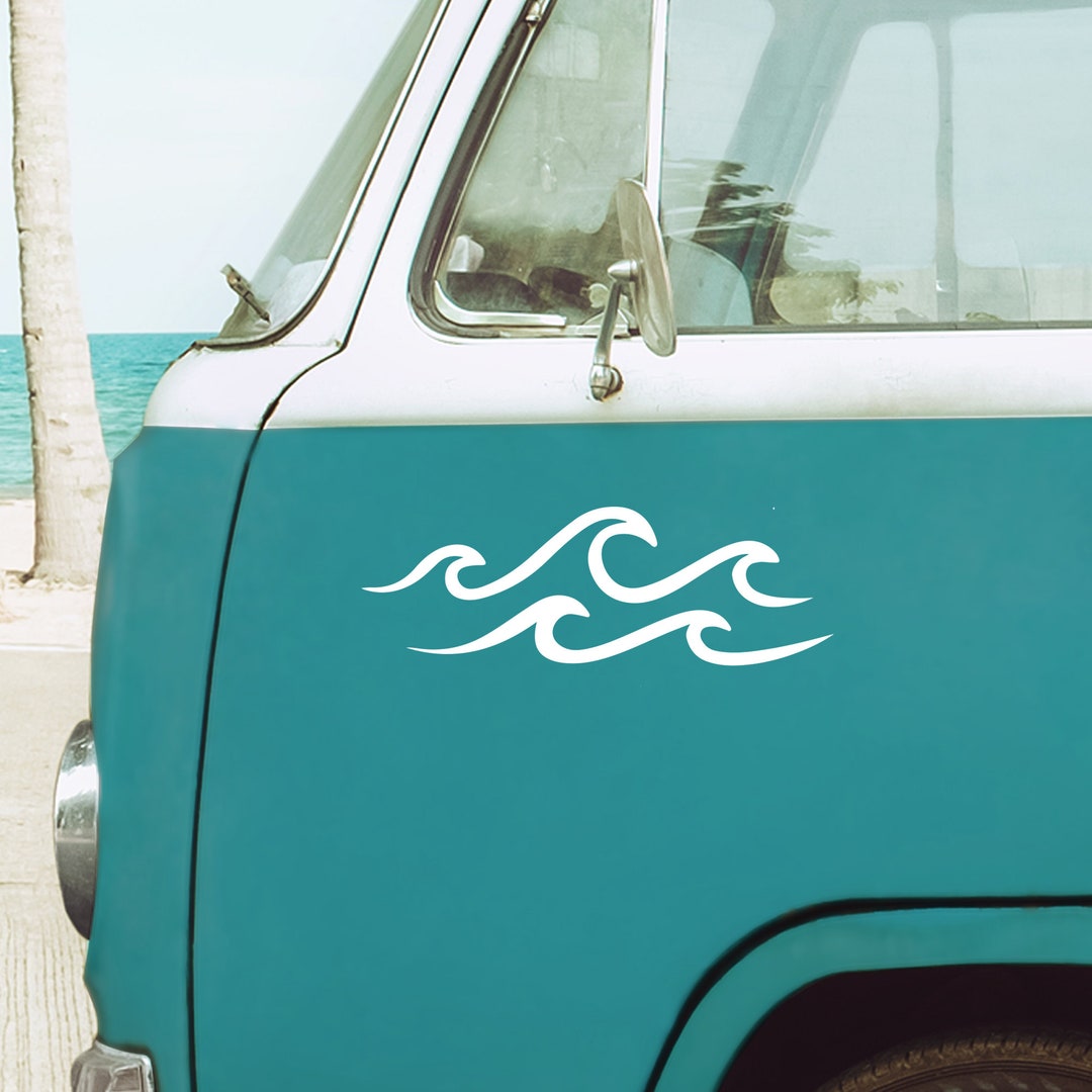Camper Sticker Van Sticker Surf Sticker Wave Car Sticker - Etsy