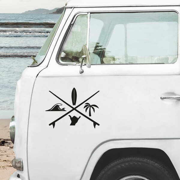 Surf Sticker - Etsy