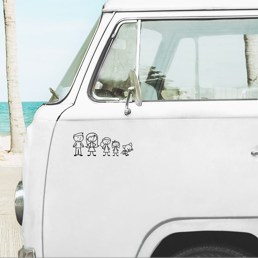 Custom Family Sticker, Family Car Stickers, Custom Car Sticker for ...