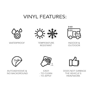 Camper Stickers, Van Stickers, Van Decals, Van Life Sticker, Caravan ...