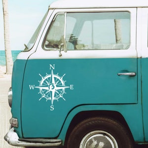 Camper Stickers, Van Stickers, Compass Stickers, Compass Car Decal ...