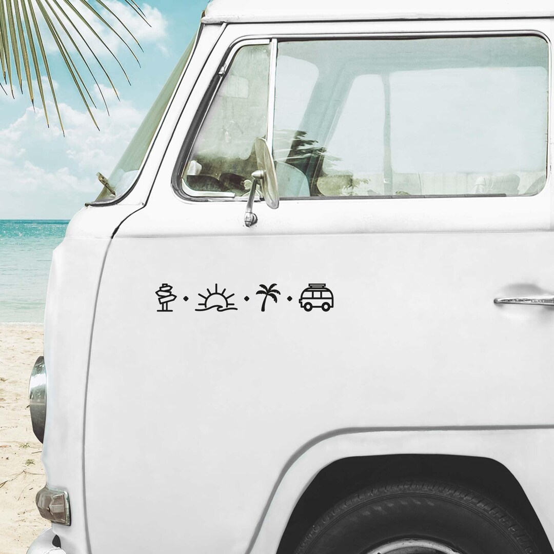 Van Life Decals, Camper Stickers, Van Stickers, Beach Life Sticker, RV ...