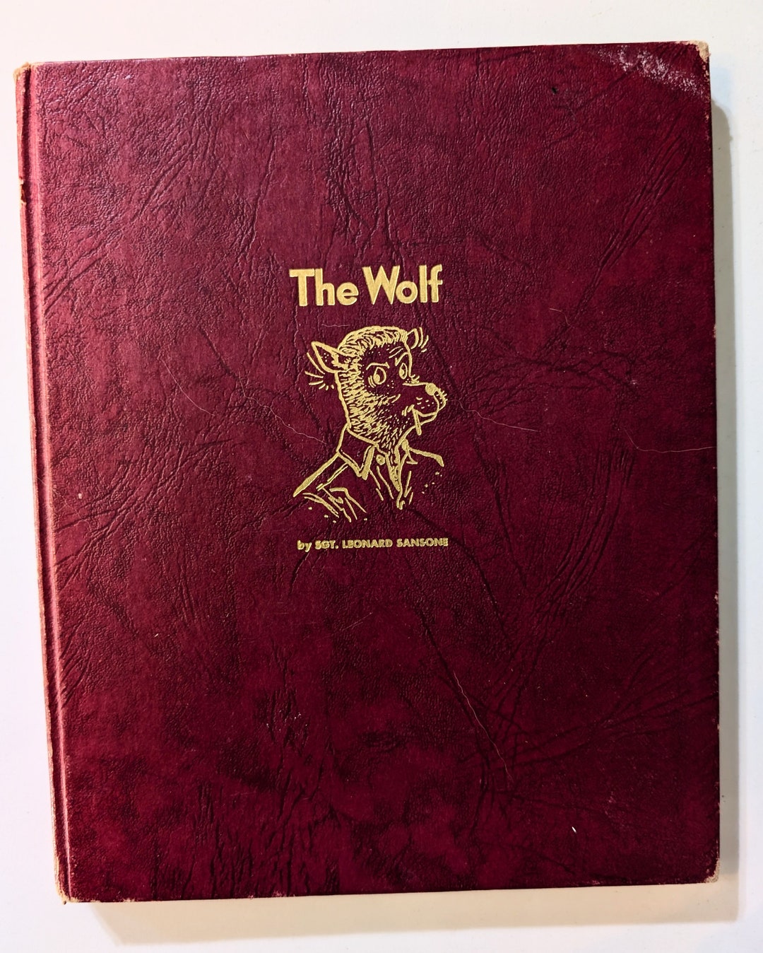 1945, Vintage Book, the Wolf, World War II, Art Cartoons by Sgt ...