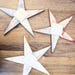 THREE, Rustic Wooden Stars, 17.50 Across, 1 Thick, Solid Wood Decor ...