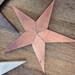 THREE, Rustic Wooden Stars, 17.50 Across, 1 Thick, Solid Wood Decor ...