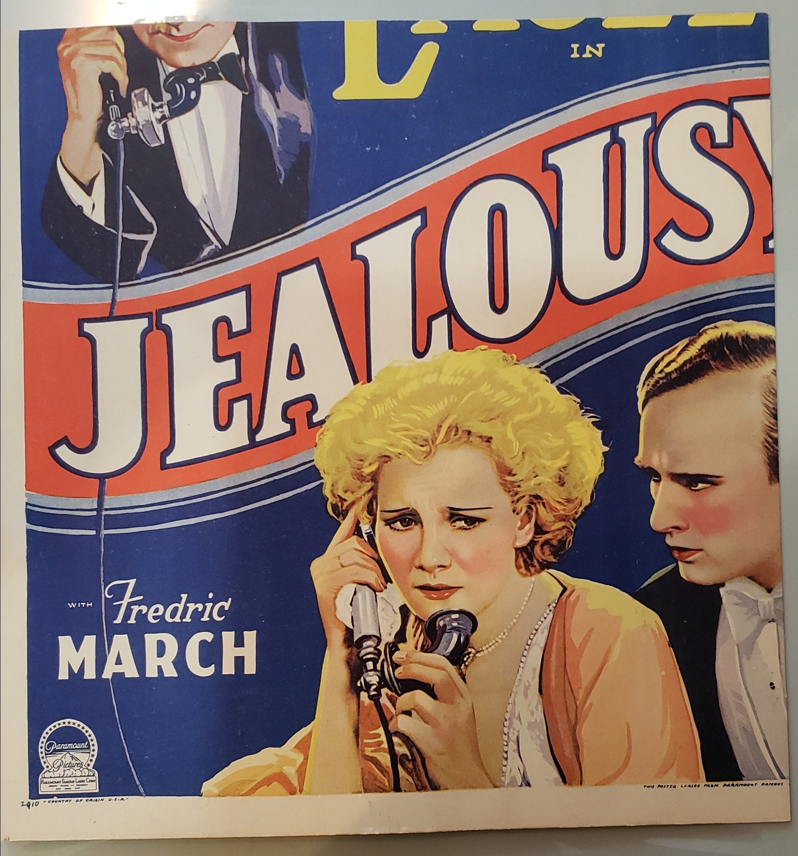 Original 1929 Vintage Movie Poster Paramount Pictures Section - Etsy