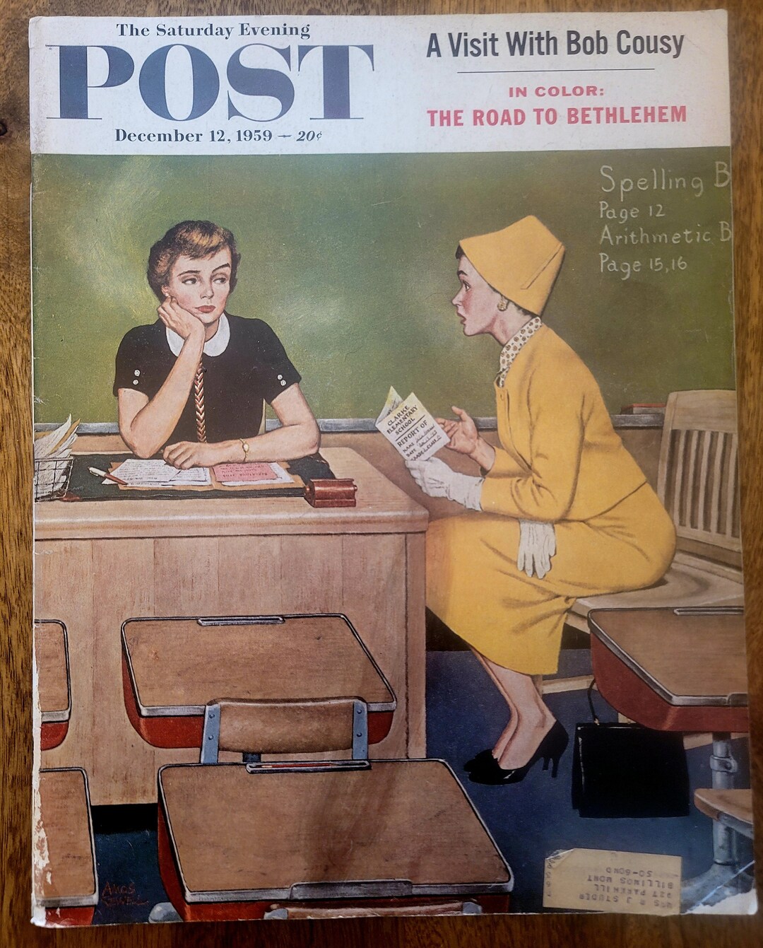 1959 Vintage Magazine the Saturday Evening Post Vintage - Etsy