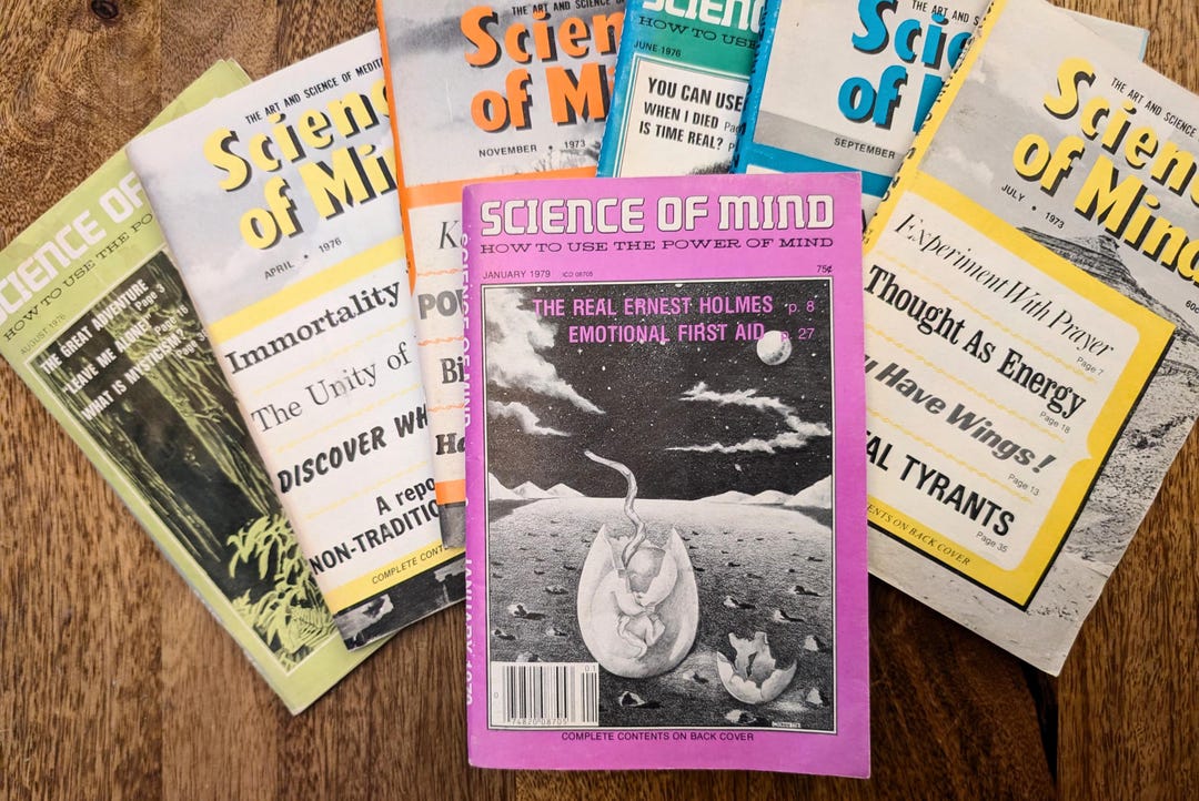 1970s, Collection of 7, Science of Mind, Vintage Books, Mysticism ...