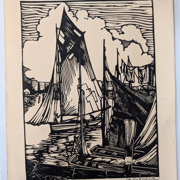 Woodcut Art - Etsy