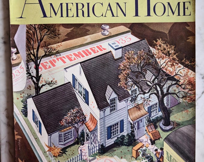 1935, American Home, Vintage Magazine, Vintage Photography, Vintage ...