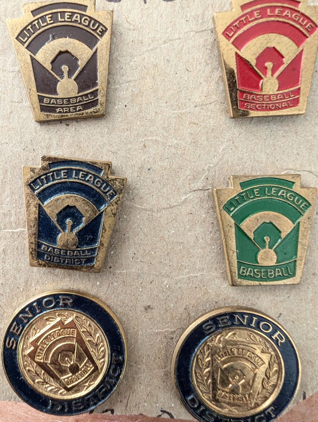 1940s, SIX, Little League Pins, Baseball Hat Lapel Pins, Screwback Pins ...