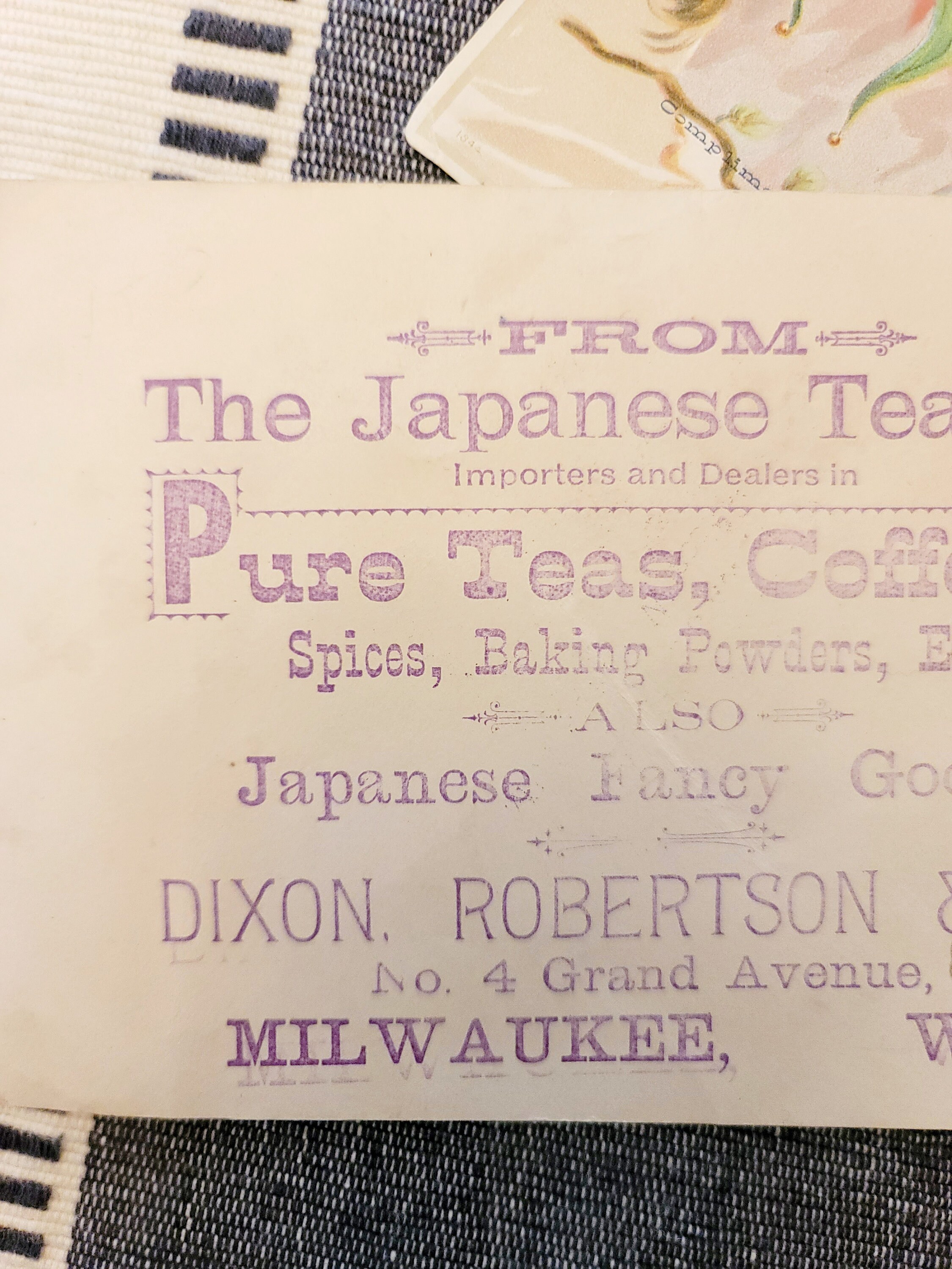 1890s, Two Original Lithograph Cards, Antique Trading Card Collectors ...