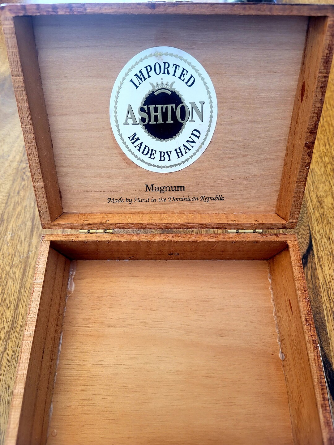 Vintage Imported, Wood Cigar Box, Hand Made, Dominican Republic, Ashton ...