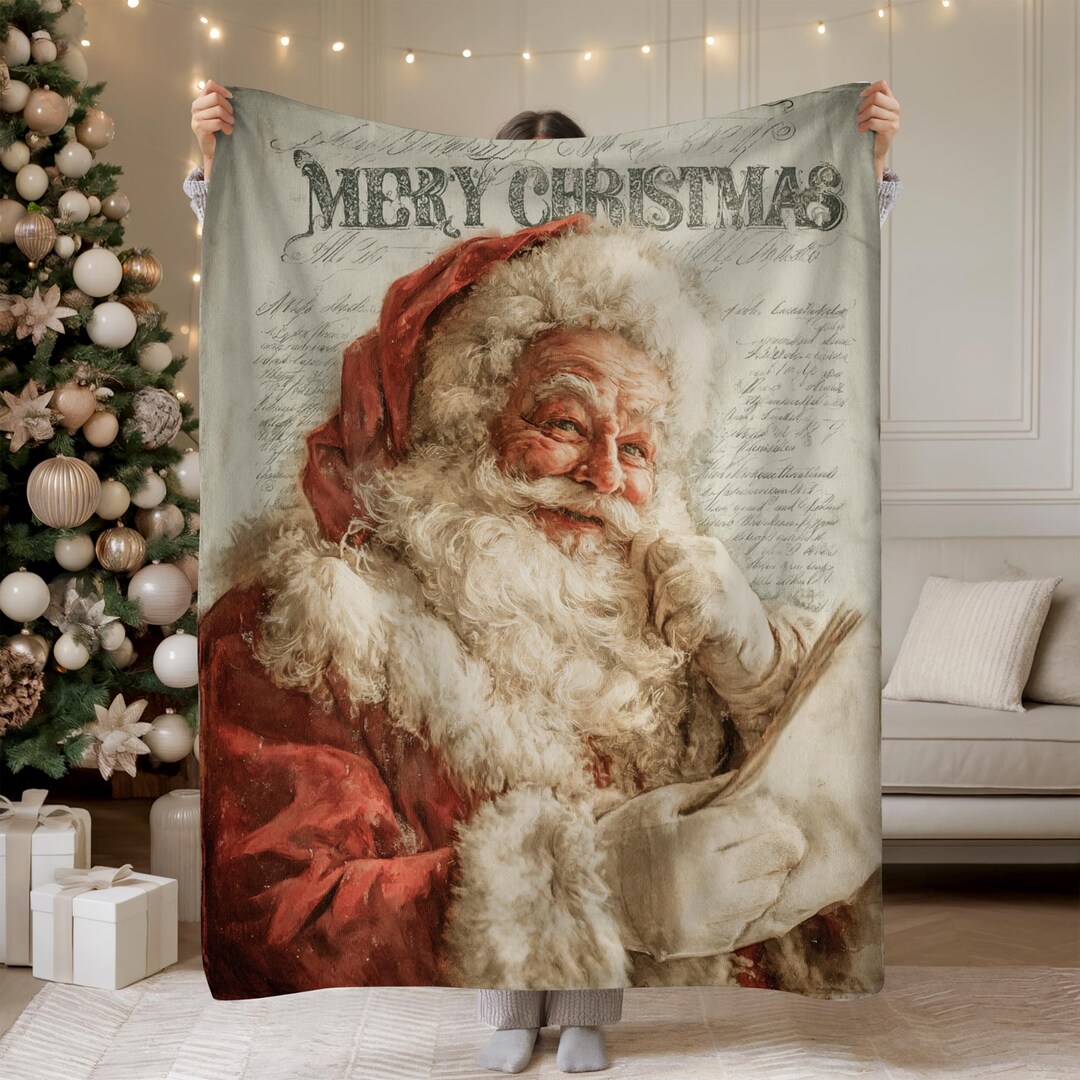 Funny Secret Santa Office Gift, Tacky Christmas Blanket, Funny Holiday ...
