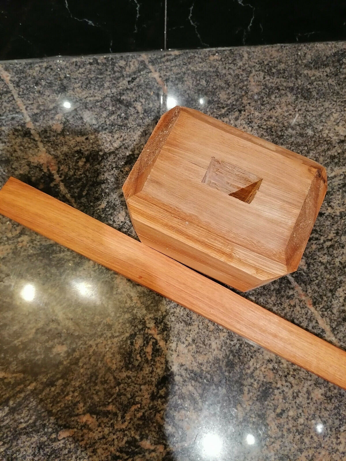 Wooden Mjolnir King Size Hammer of Thor, Tassie Ash Head and Aussie ...