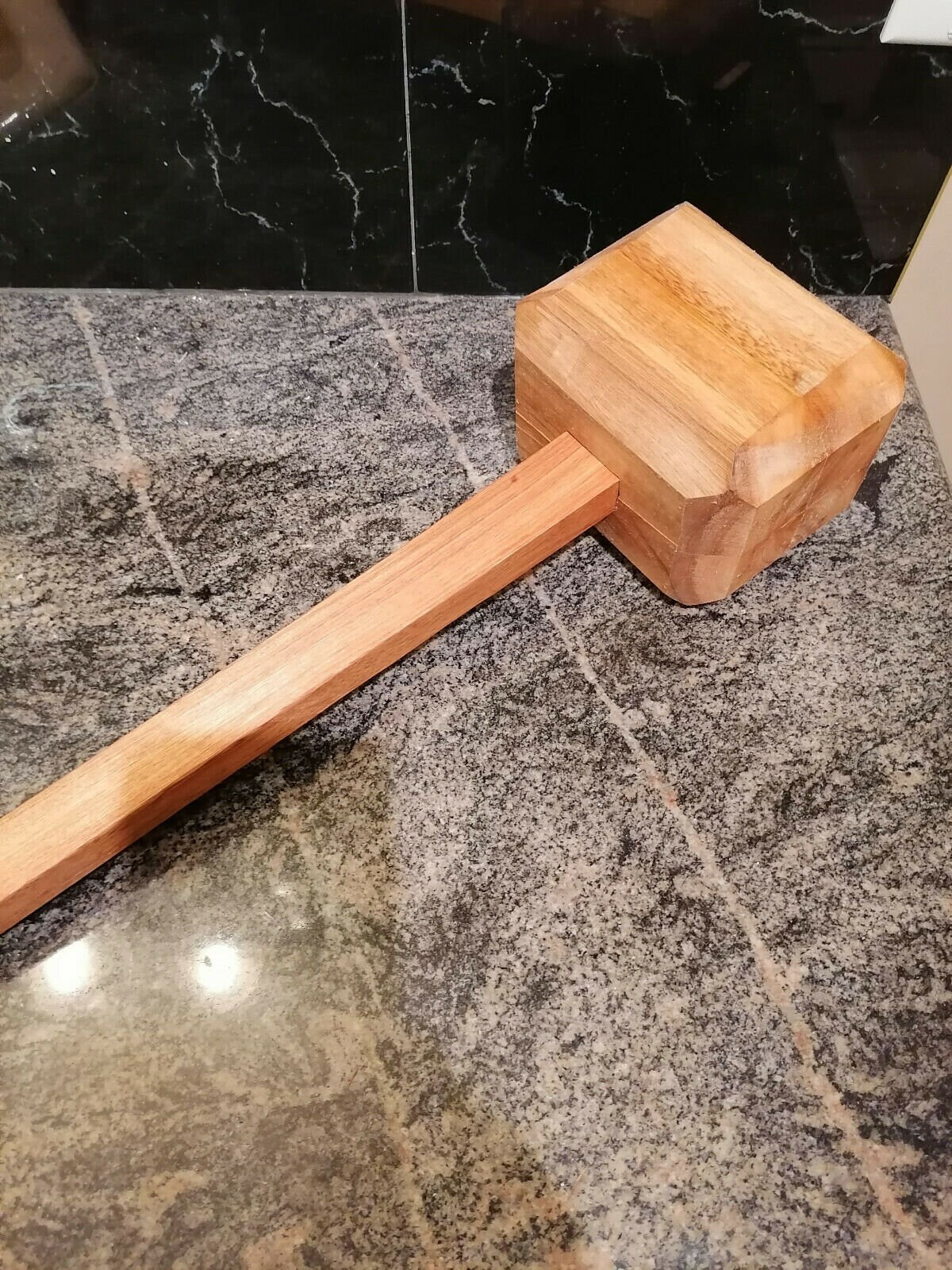 Wooden Mjolnir King Size Hammer of Thor, Tassie Ash Head and Aussie ...