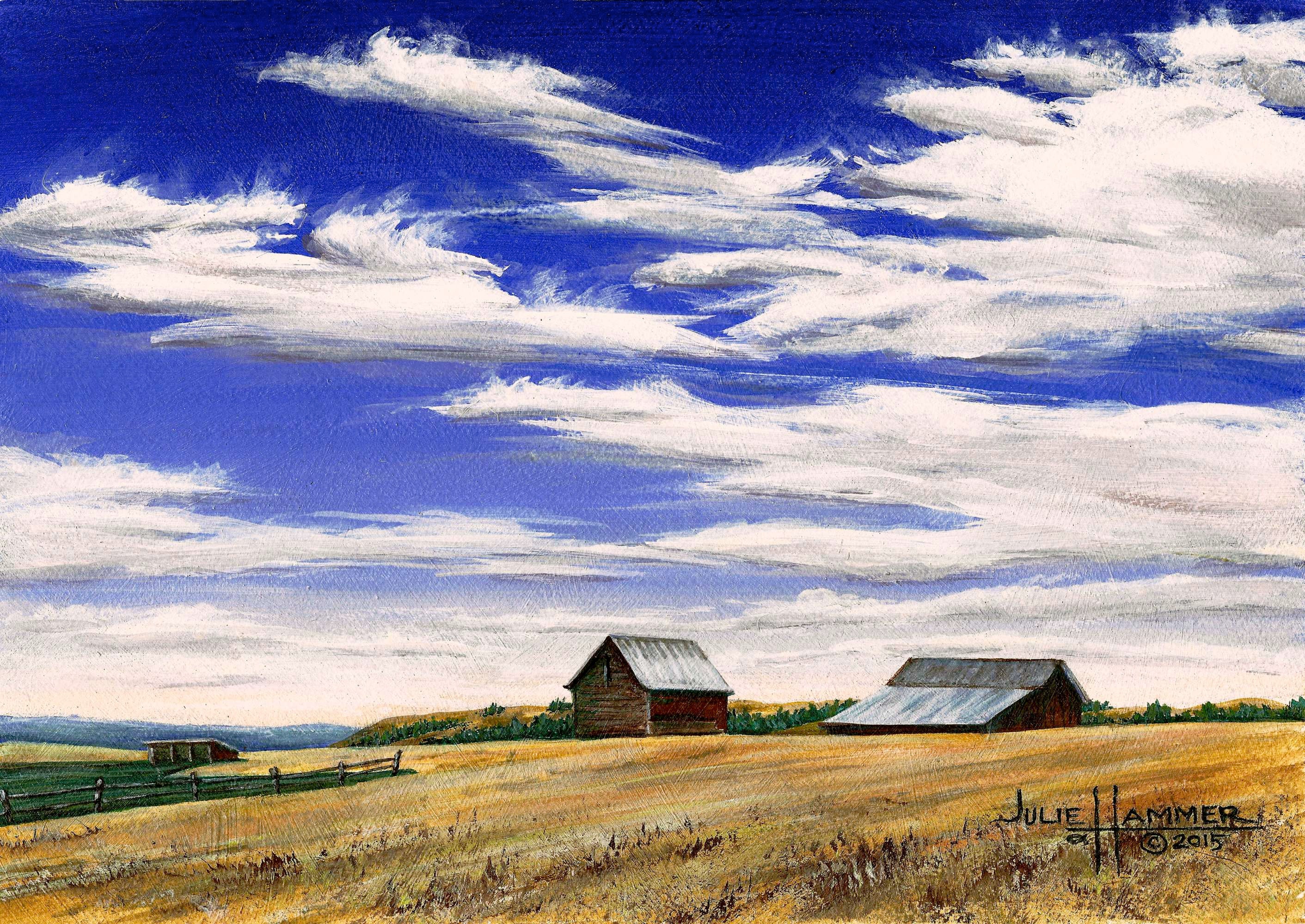 Custom Farm Portrait, Hand Drawn & Painted - Etsy UK