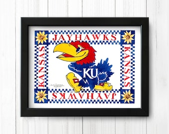 Jayhawks Cross Stitch Pattern - Etsy