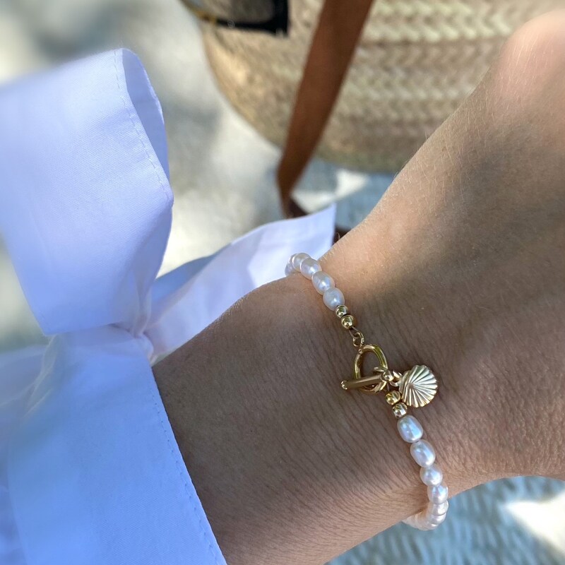 Shell Charm Bracelet - Etsy