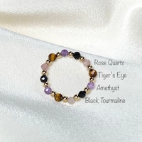 Protection Crystals Hypersthene Ring, Adjustable Rings, Energy Crystal ...