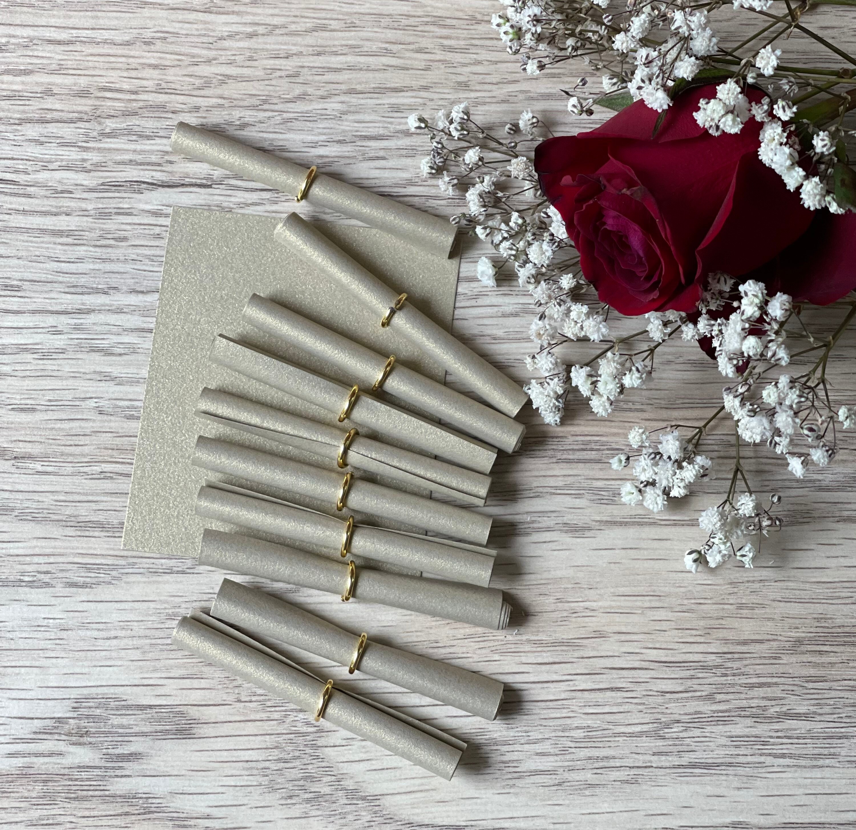 100 X Message Scrolls Sentiment Tags for Bottles Promise and - Etsy