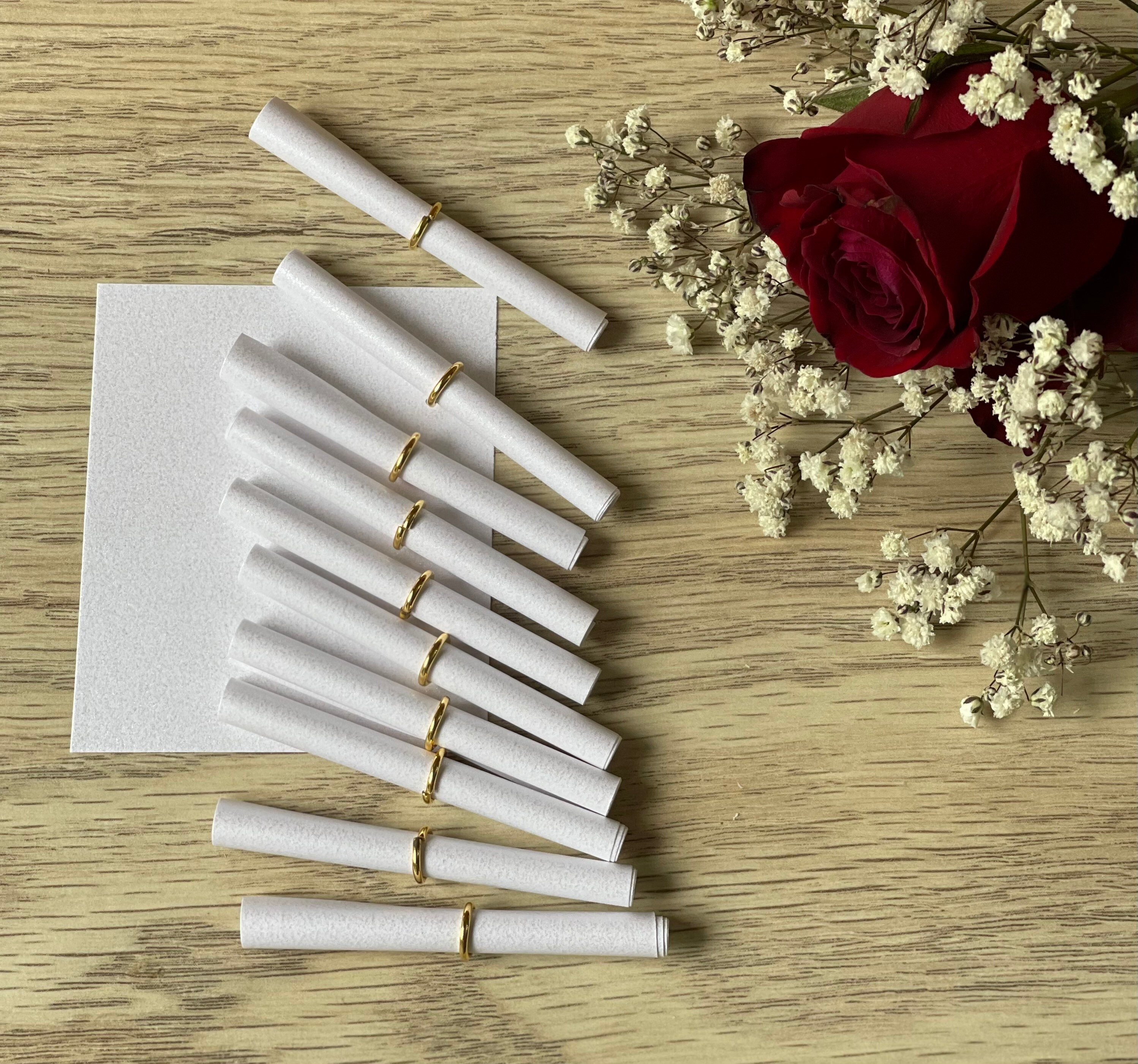 100 X Message Scrolls Sentiment Tags for Bottles Promise and - Etsy