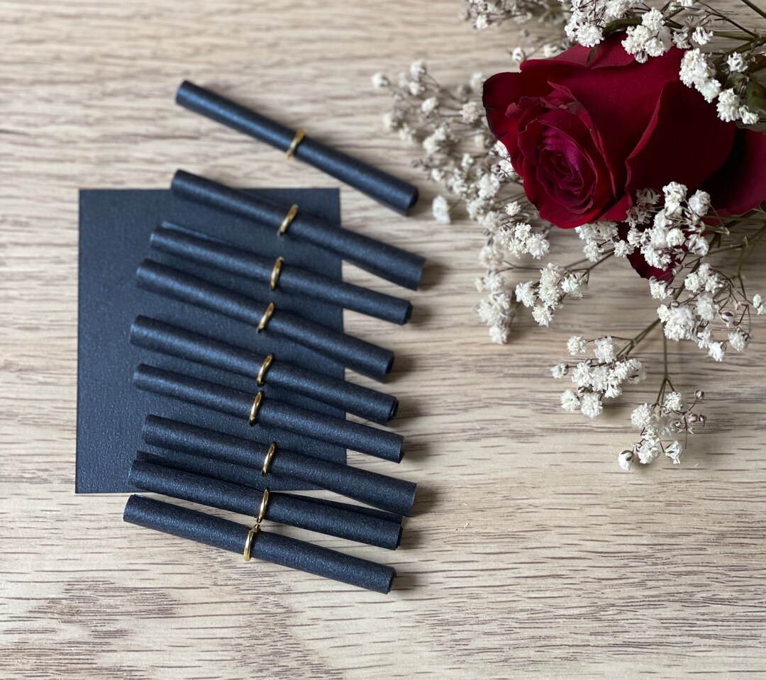 100 X Message Scrolls Sentiment Tags for Bottles Promise and - Etsy