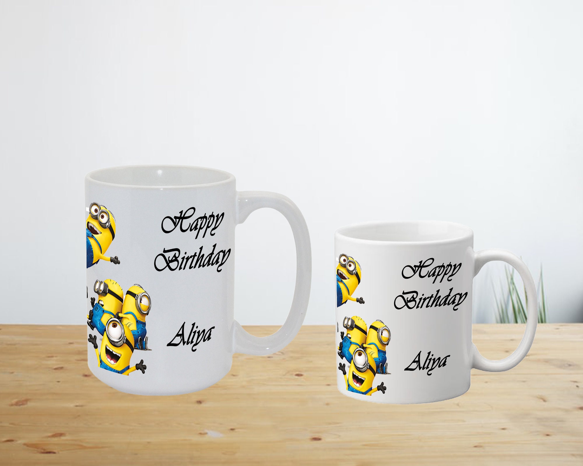 Custom Minions Birthday Mug Minions Mug Gift for Minions - Etsy