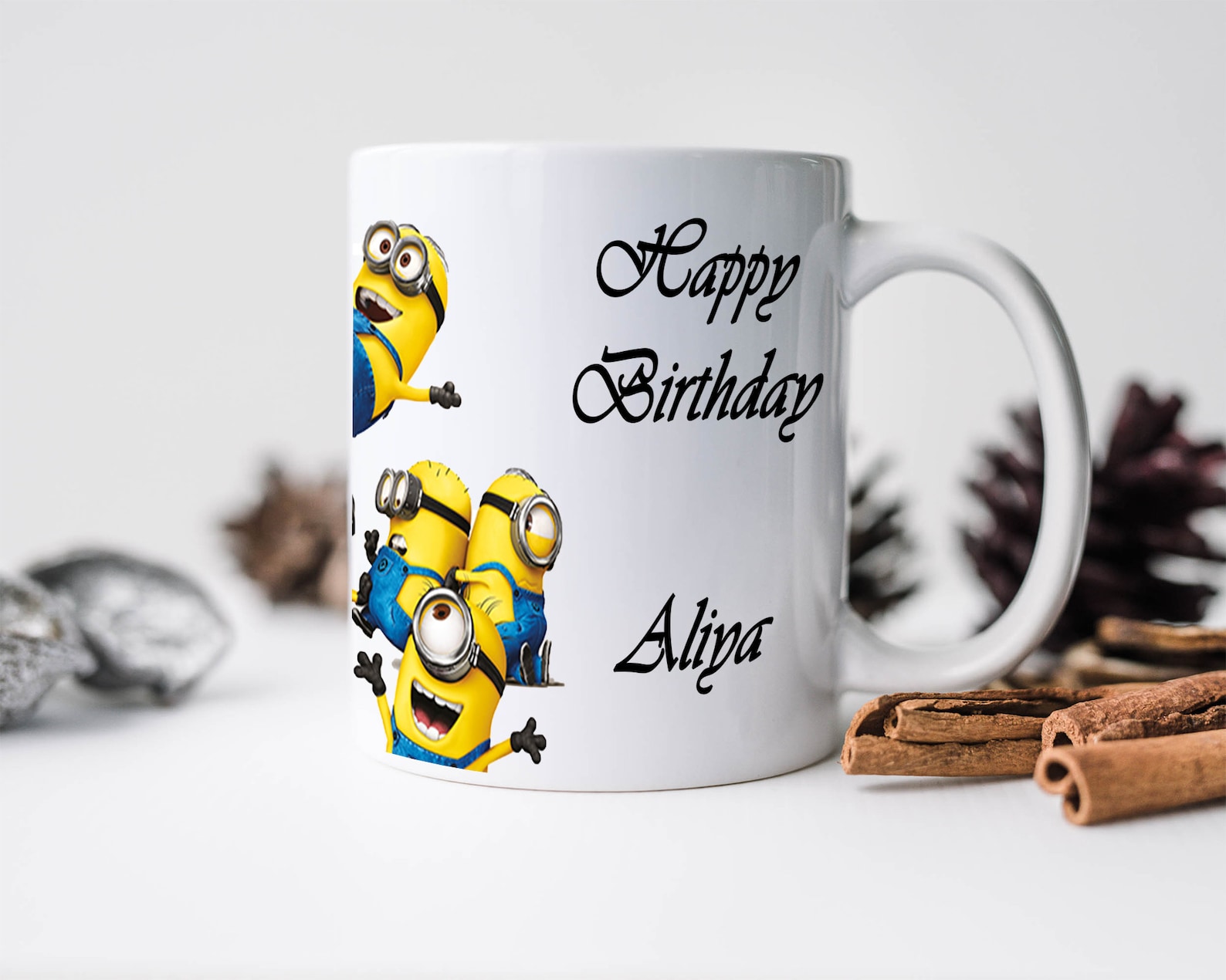 Custom Minions Birthday Mug Minions Mug Gift for Minions - Etsy