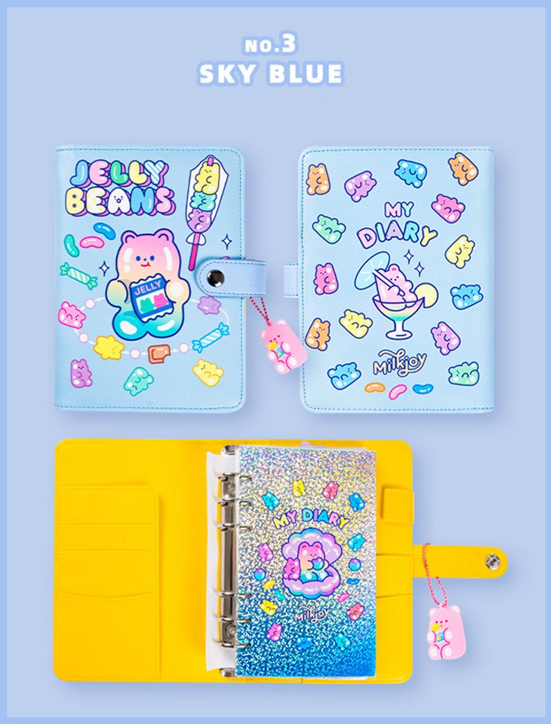Lovely Gummy Bear Cute Loose Leaf Binder Journal A6 Diary Book Etsy