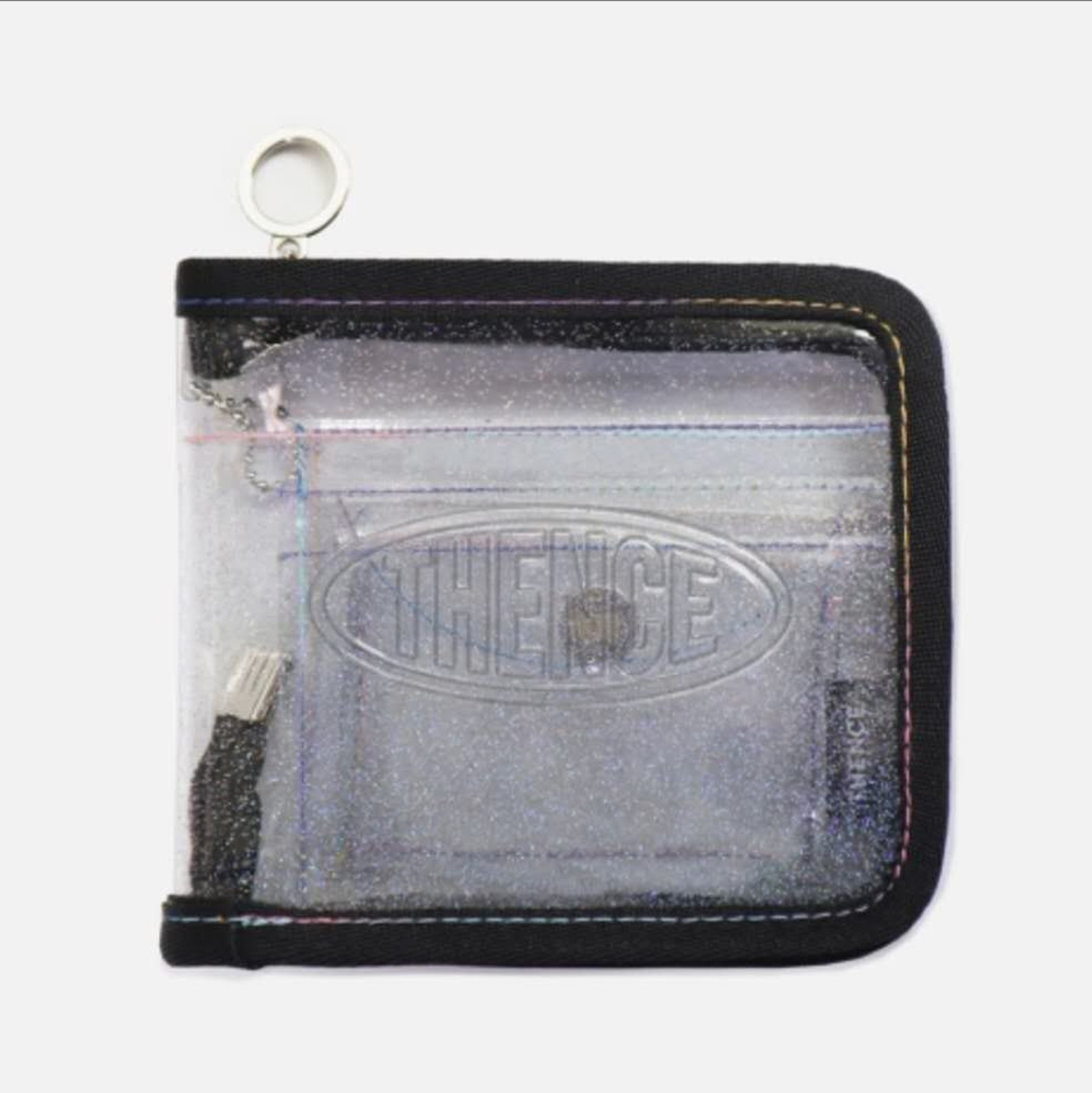 Korean Style Clear PVC Glitter Wallet With Rainbow Stitch / - Etsy Canada