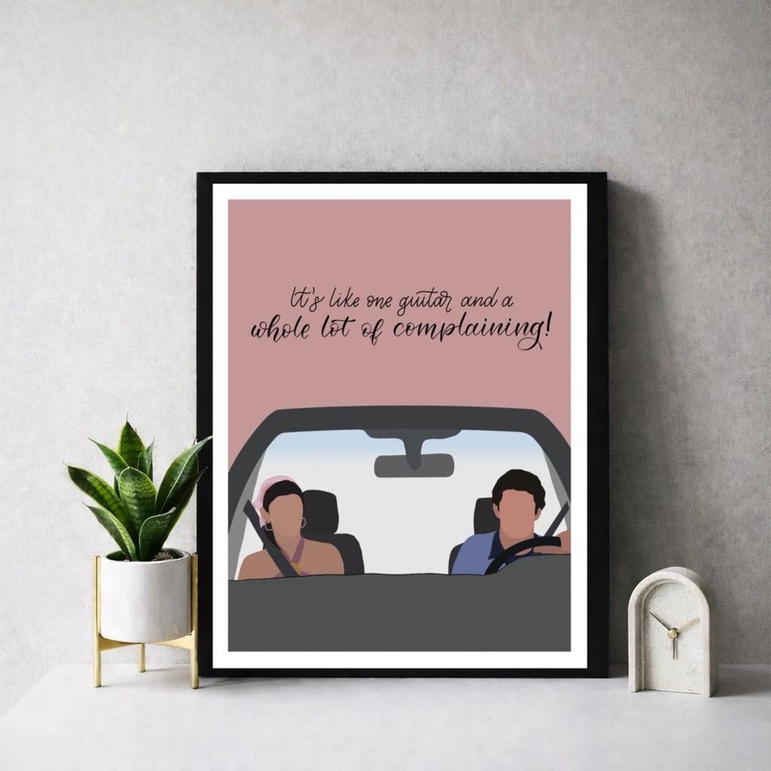 The OC Print: Seth & Summer Calligraphy Illustration - Etsy
