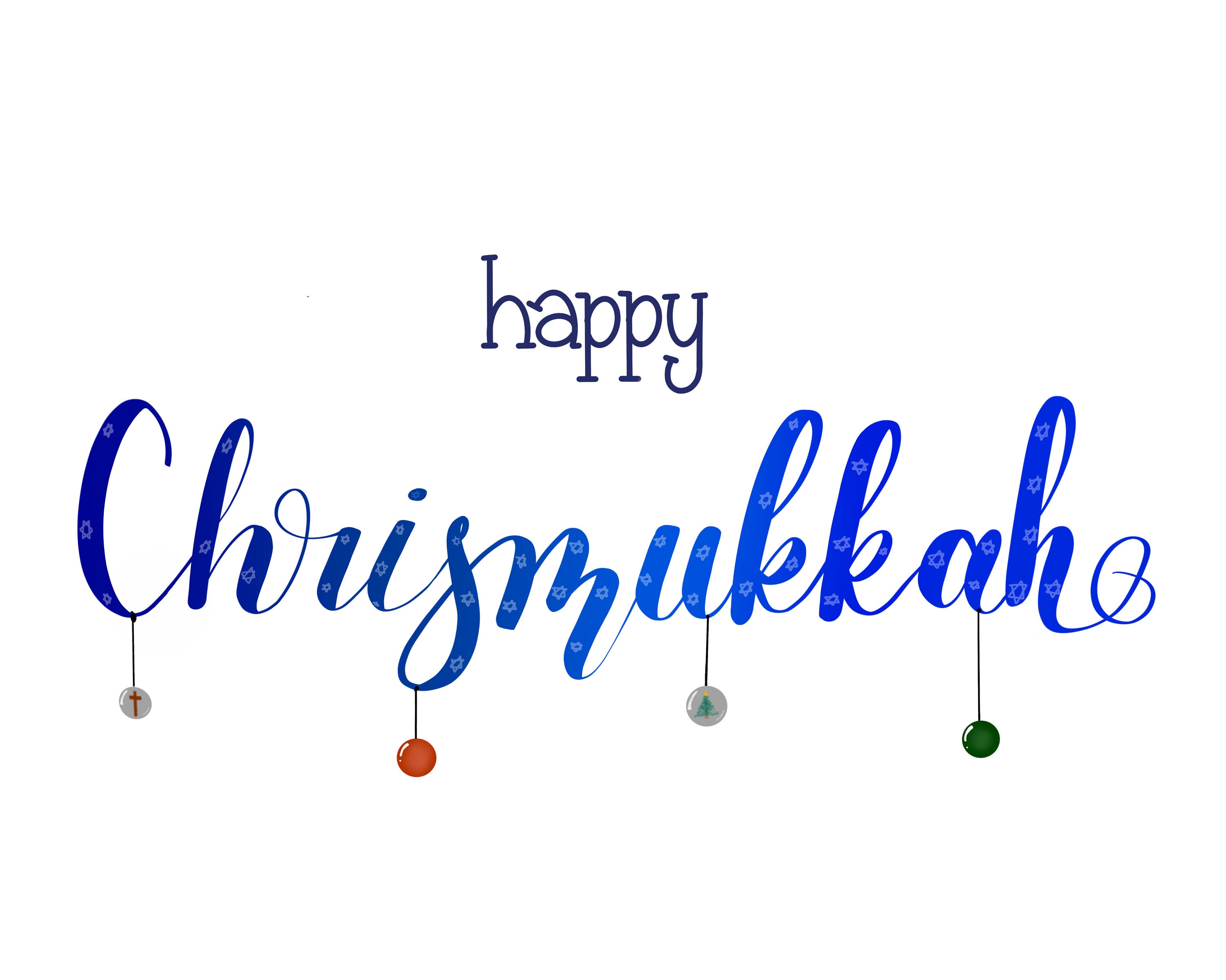 Holidays / the OC / Seth Cohen / Chrismukkah Calligraphy Sign - Etsy