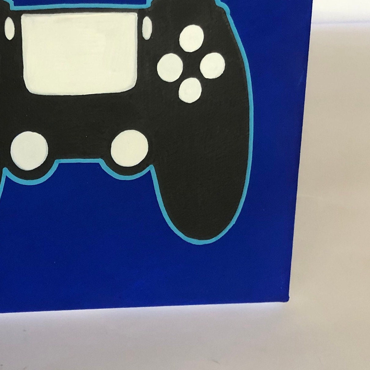 Video Game Controller Hand Painted Painting - Etsy