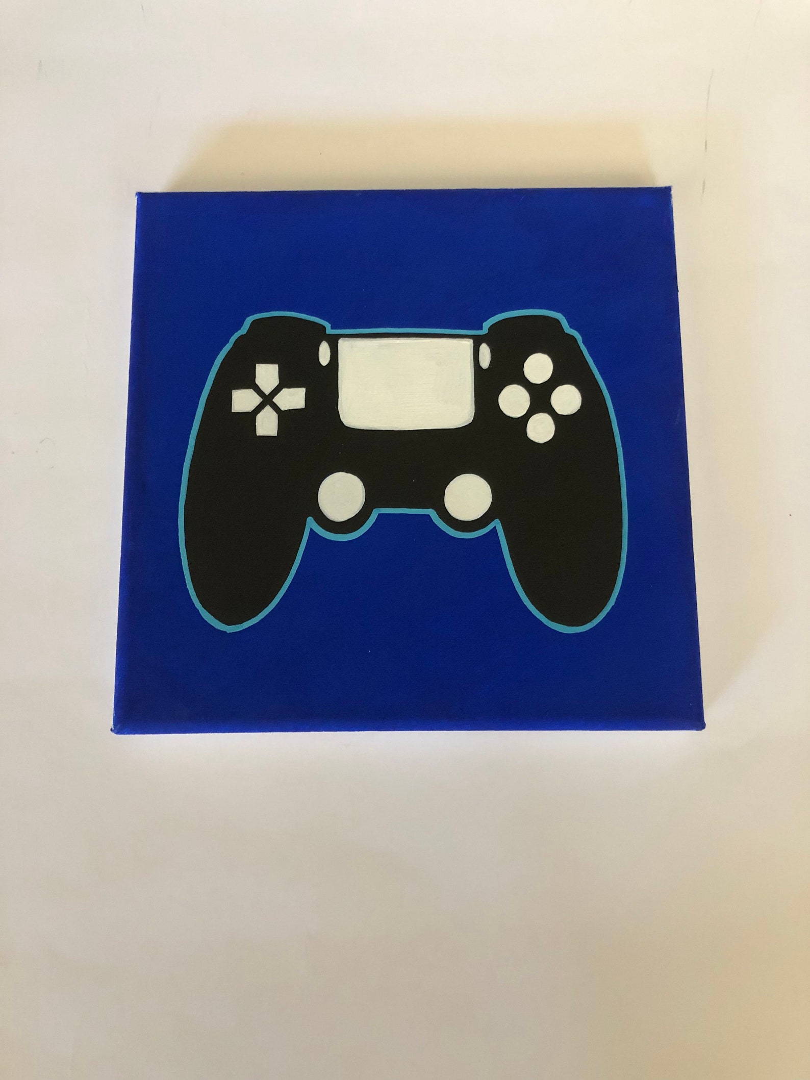 Video Game Controller Hand Painted Painting - Etsy