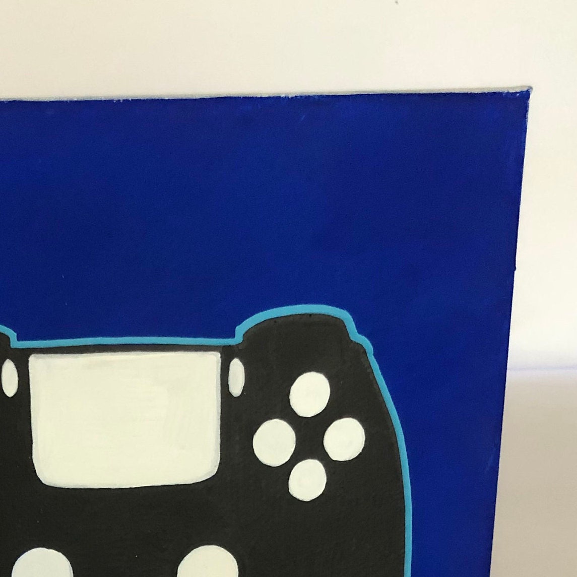 Video Game Controller Hand Painted Painting - Etsy