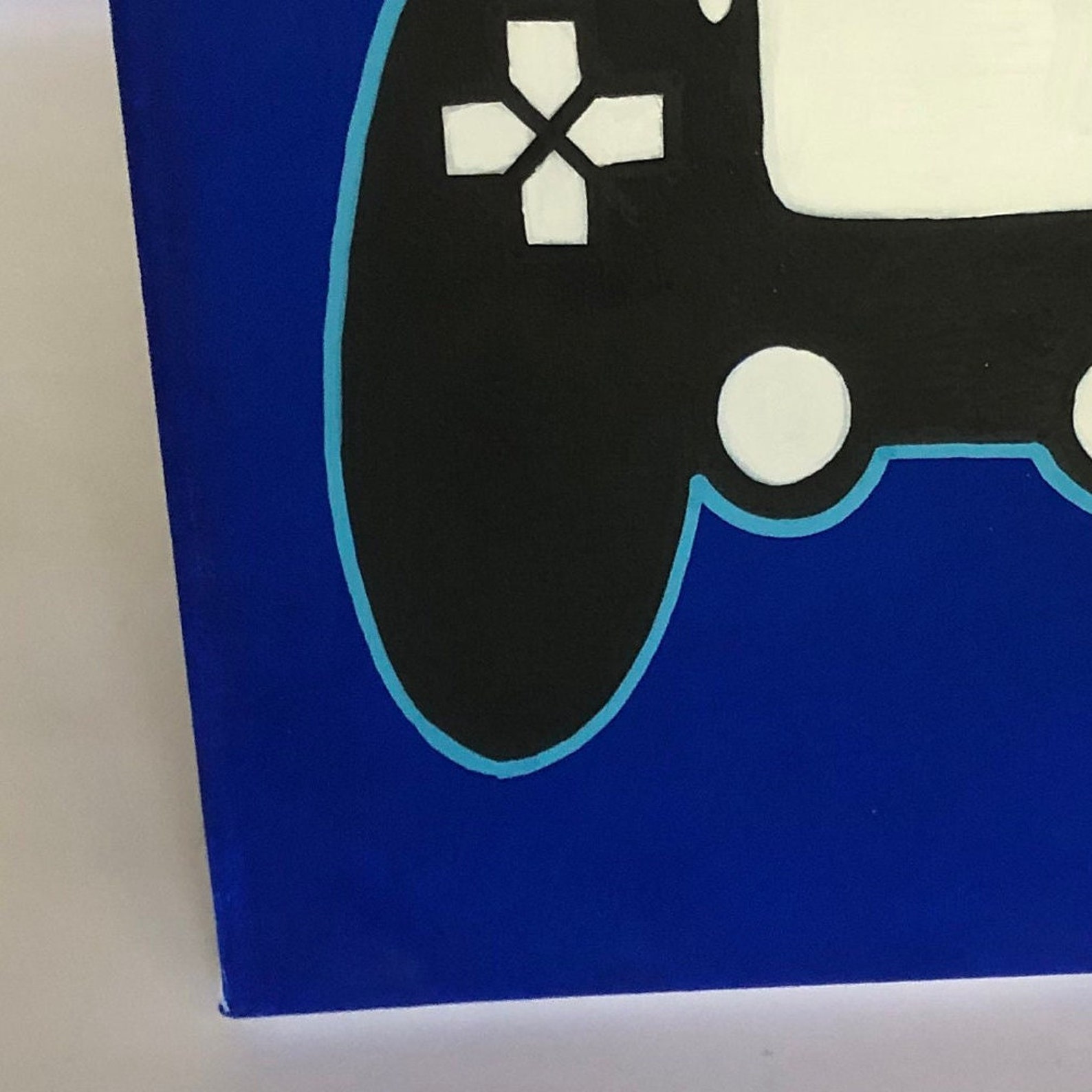 Video Game Controller Hand Painted Painting - Etsy