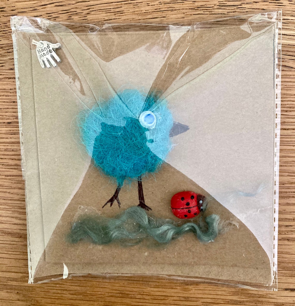 Hand made needle felt cards 3 x 3 | Etsy