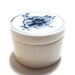 Vintage Blue & White Floral Delft Trinket Pill Box Made in Denmark - Etsy