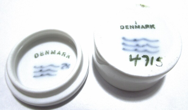 Vintage Blue & White Floral Delft Trinket Pill Box Made in Denmark - Etsy