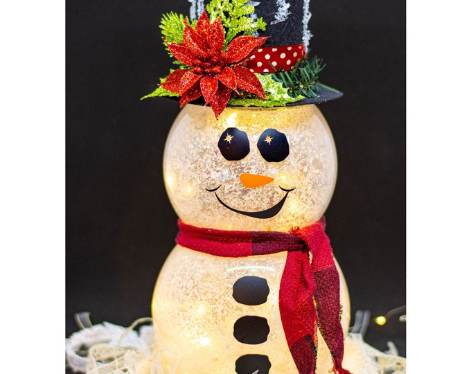 Glowing Snowman, Wonderland, Light up Snowman, Battery Operated ...