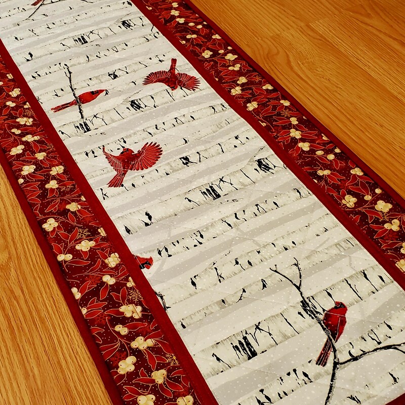 Winter Table Runner - Etsy