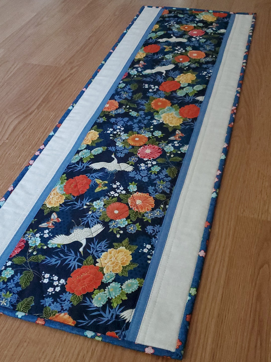 Asian-themed Quilted Table Runner 42 X 14 Table - Etsy