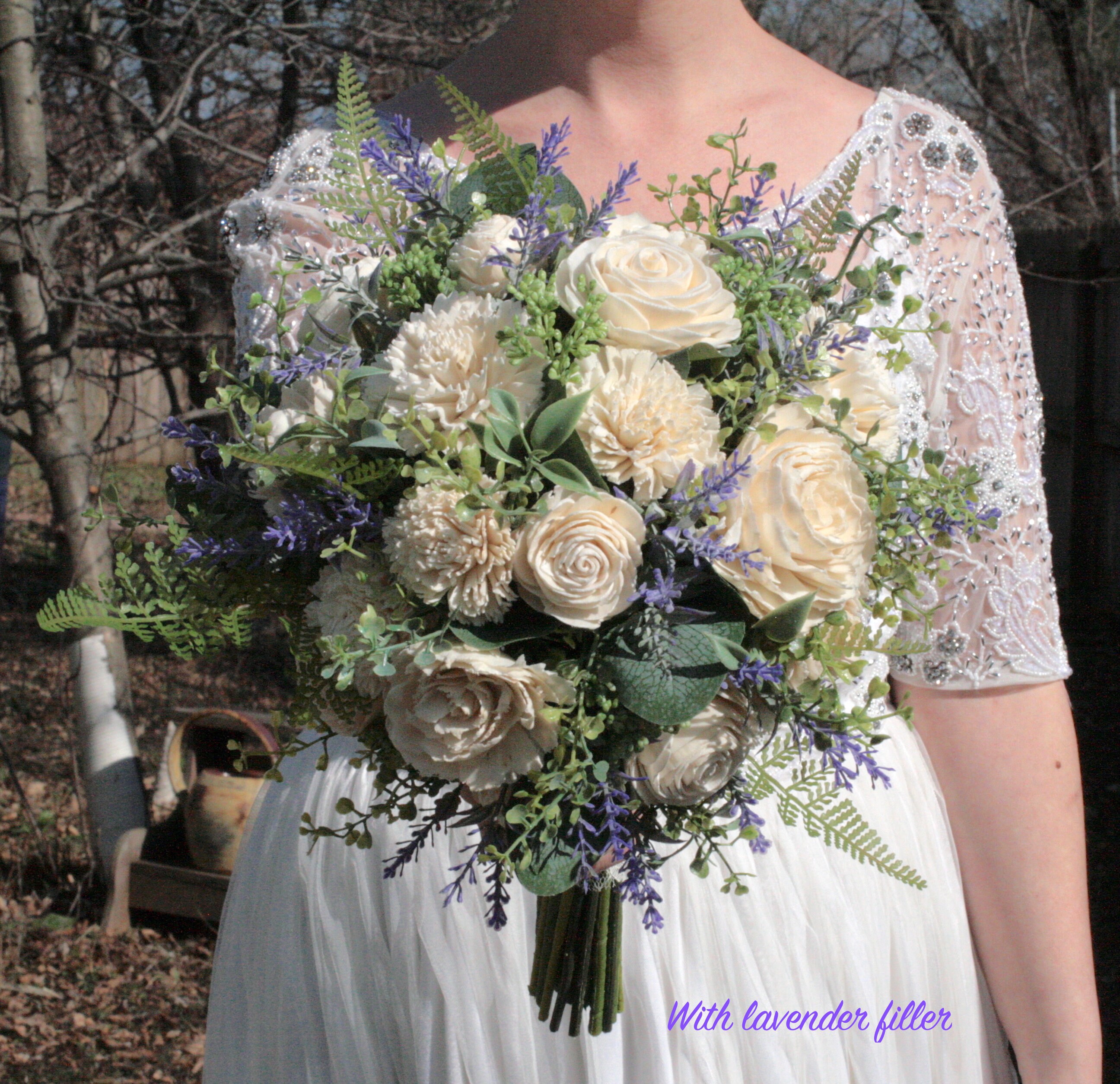 The Michelle: Custom Colors & Filler Sola Wood Flowers Lush - Etsy