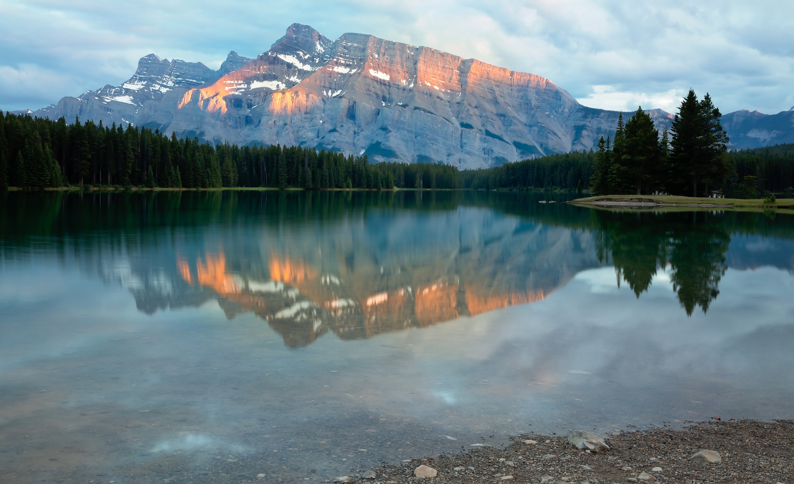 Two Jack Lake Sunrise at Banff National Park - Etsy