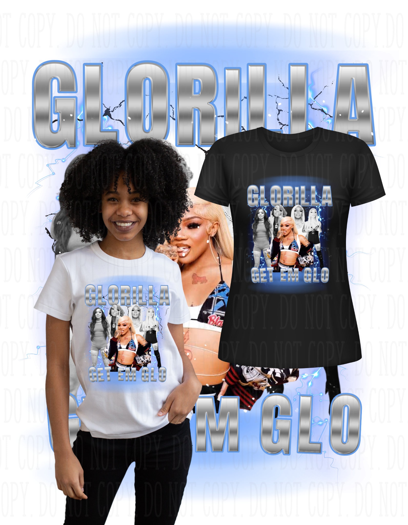 Bootleg Digital Design File Png Glorilla Music Tour Tee Gift for Fan - Etsy