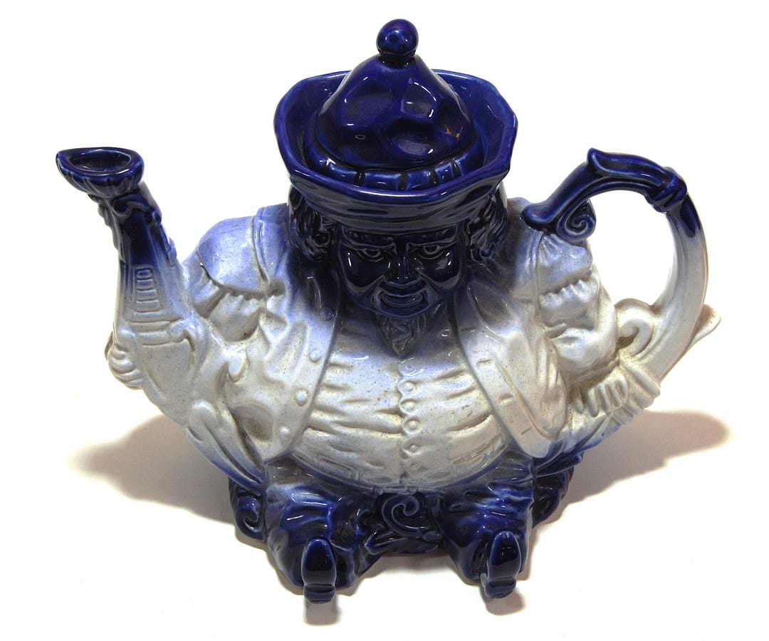 Toby Figurine Teapot - Etsy