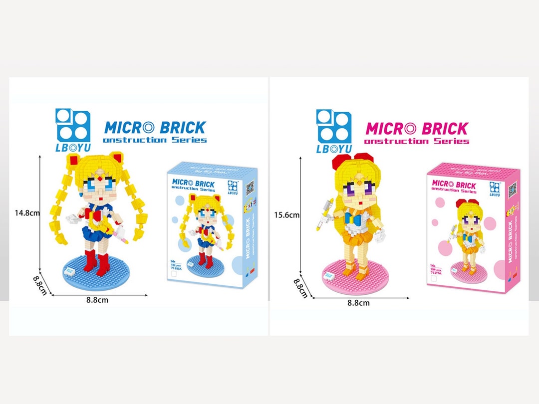 Mini Building Blocks - Sailor Moon / Sailor Venus - Etsy