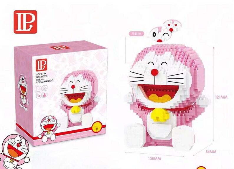 Mini Building Blocks Doraemon Series - Etsy