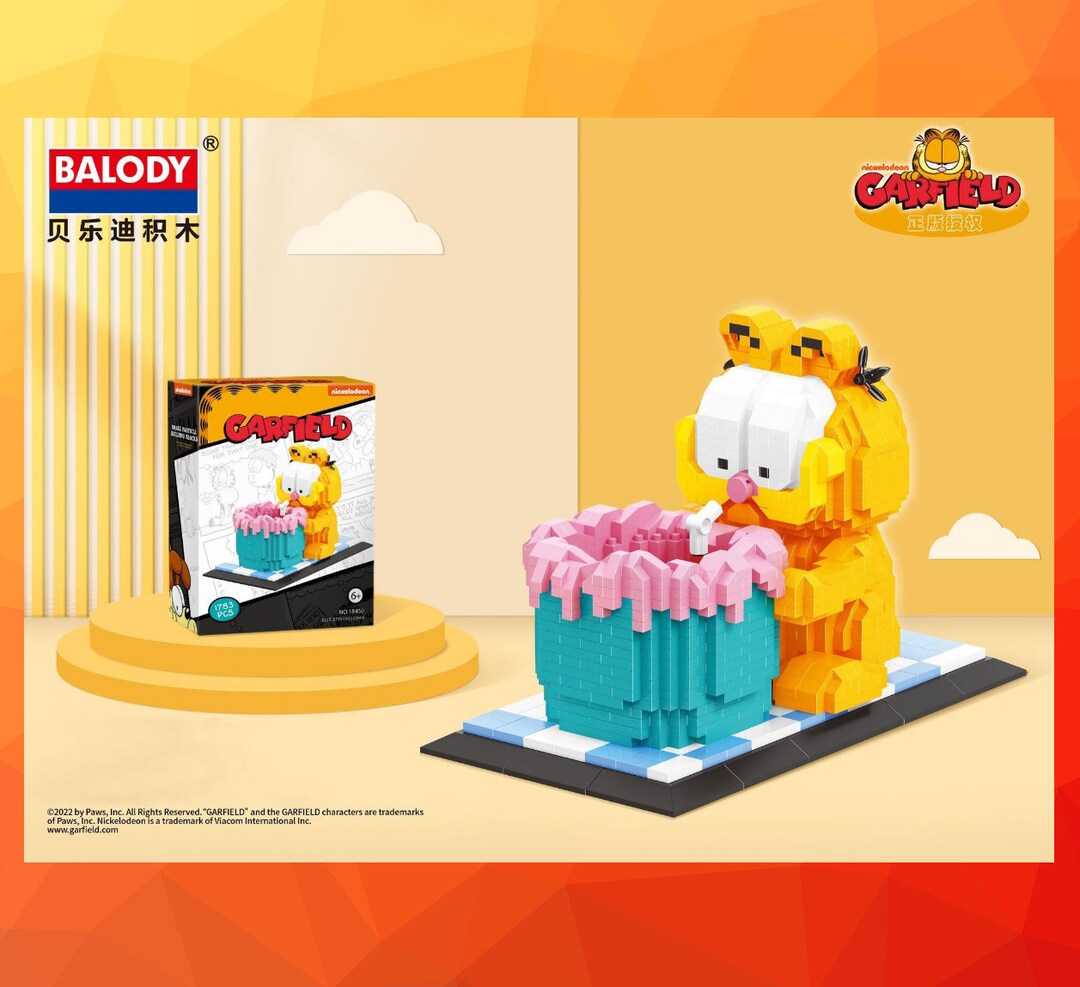GARFIELD Mini Building Blocks - Pen Holder - Etsy